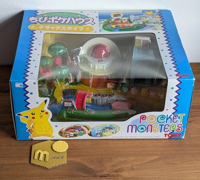 POKÉMON CHIBI POKE Deluxe House Tomy Play Set Giocattolo Vintage New ...