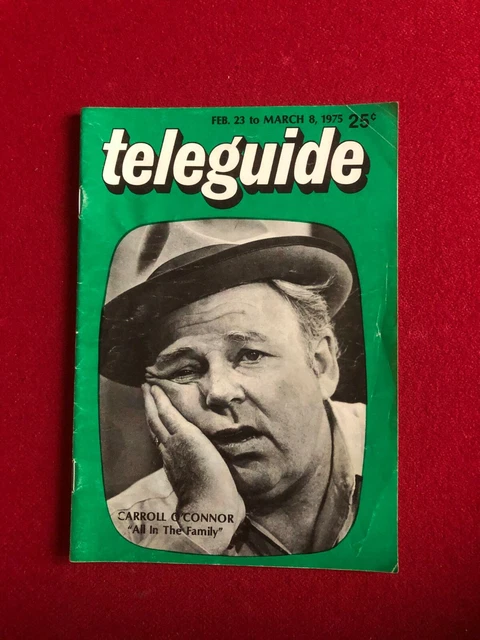 1975, ALL IN The Family, "Teleguide" (Archie Bunker) Scarce / Vintage £ ...