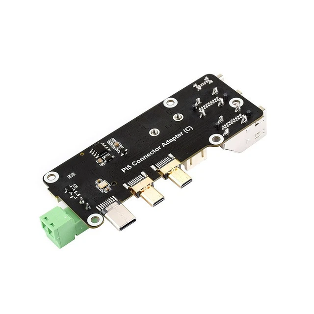 FOR RASPBERRY PI 5 Expansion Board For PCIe to M2 SSD Dual 4K Display ...