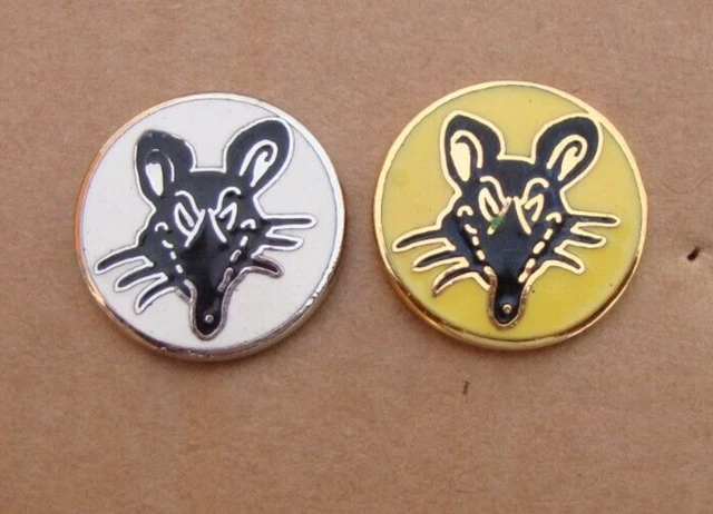 POLICE TRAFFIC BRANCH BLACK RAT tie tac pin badge ROAD POLICING RPU £6. ...