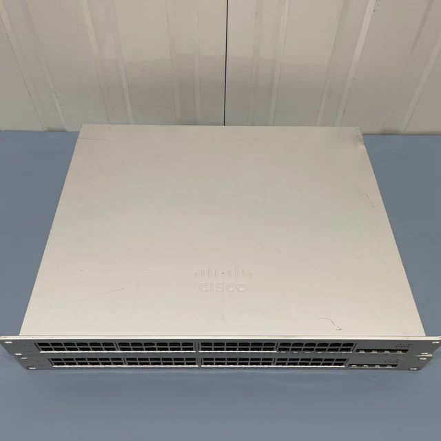 CISCO MERAKI MS220-48LP Cloud Switch 48xGigabit POE+ 4x1G SFP Ports ...