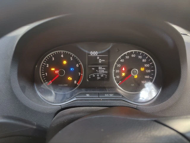 VW POLO MK5 Ecu Kit Speedometer Lock Set Module Key 1.4 Tsi Petrol 2010 ...