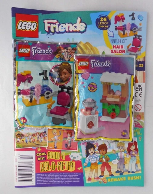 LEGO FRIENDS MAGAZINE #22 2024 Comic Colouring Posters + 2 Lego Toy Sets £10.99 - PicClick UK