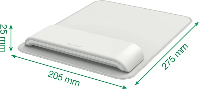 LEITZ ERGO MOUSE Pad with Adjustable Wrist Rest, Two Height Settings ...
