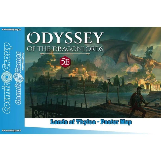 ODYSSEY OTD LANDS Of Thylea Poster Map By MODIPHIUS EUR 25,70 - PicClick FR