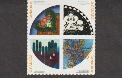 CANADA 3350-3353 BLOCK of 4 Truth and Reconciliation $5.00 - PicClick CA