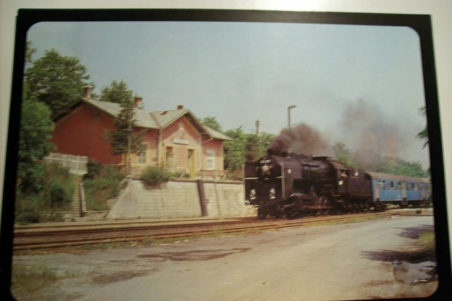 DDR GROSS-FOTO,EISENBAHN, DAMPFLOK 424.027, MAV Ungarn, Bahnhof Szegi ...