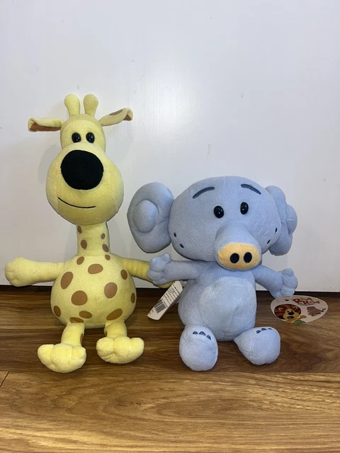 CBEEBIES KIDS TV Rare/Old Raa raa the noisy lion plush Topsy Giraffe ...