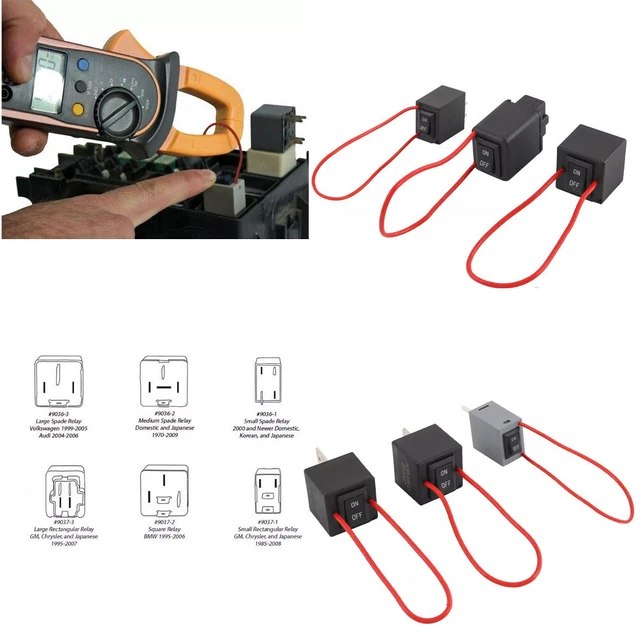 9038a Relay Bypass Switch Kit Ultimate Solution For Diagnosing Fuel Pump Issues 8168 Picclick Ca
