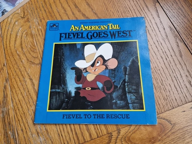 AN AMERICAN TAIL Fievel Goes West Fievel To The Rescue Golden Paperback ...