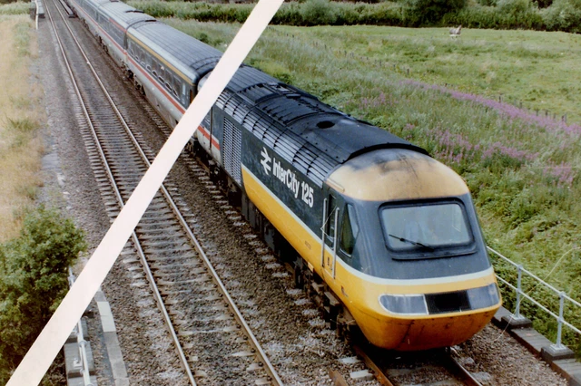 35MM RAILWAY NEGATIVE BR BRITISH RAIL DIESEL LOCO HST 125 £3.99 ...