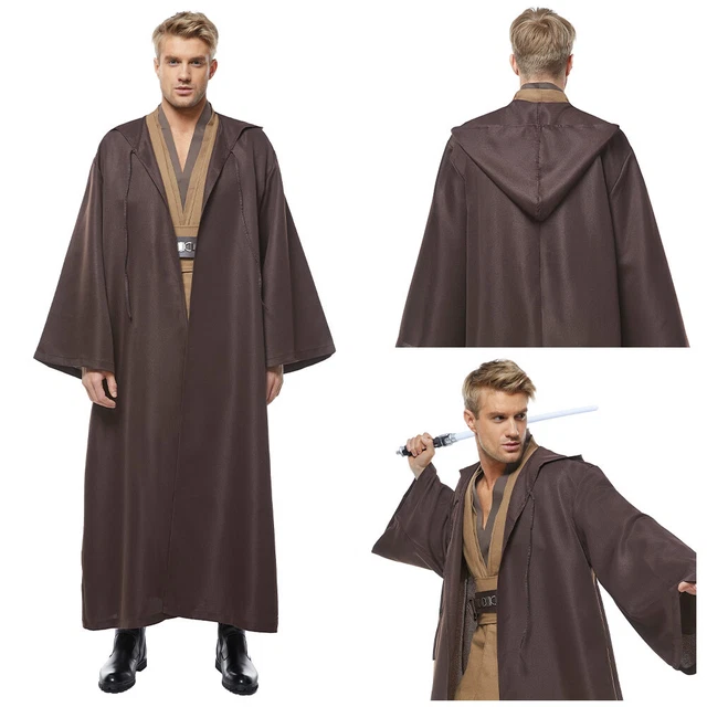 STAR WARS BROWN Jedi /Anakin skywalker/Sith Darth Vader Cosplay Costume ...