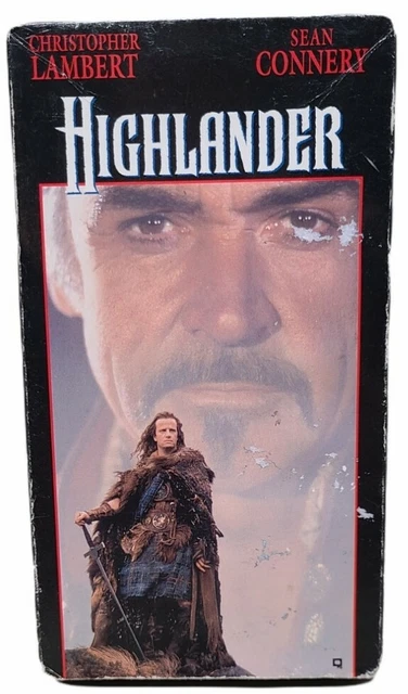 HIGHLANDER VHS TAPE Sean Connery Christopher Lambert Action 1993 New ...
