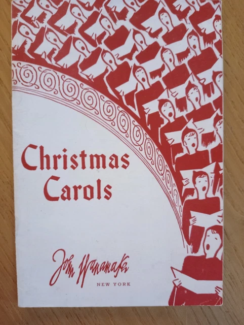 SPARTITO -JOHN WANAMAKER - CHRISTMAS CAROLS made USA 34 pages EUR 15,00 ...