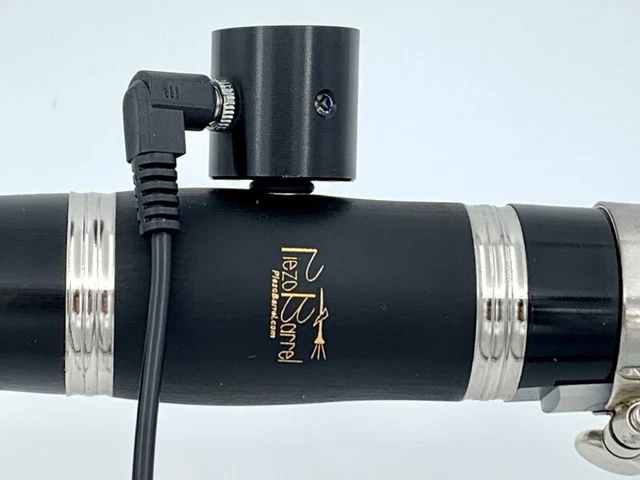 PIEZOBARREL 'WOOD' CLARINET Pickup Microphone with (Short) 62mm Barrel ...