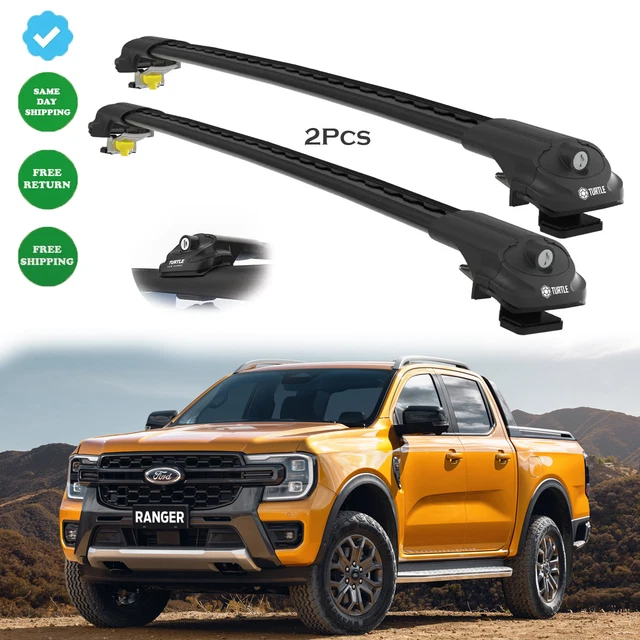 FORD RANGER (T6-P375/PX) 2011-2022 Roof Rack Cross Raised Roof Rail ...