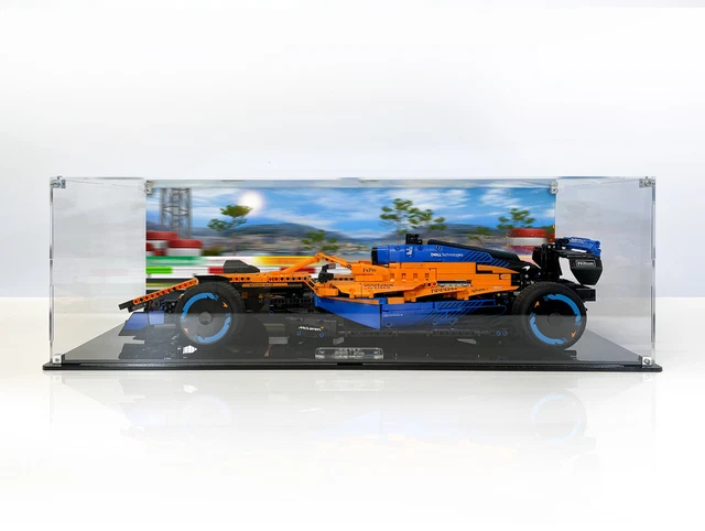 BRIXBOX DISPLAY CASE for LEGO® Technic: McLaren F1 Formula 1 Race Car ...