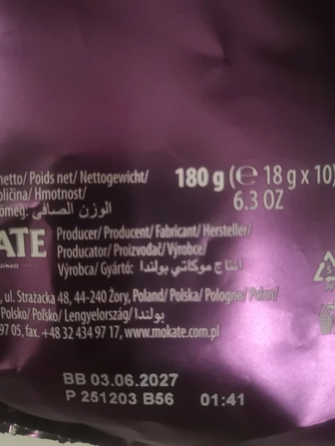 PACK OF MOKATE Hot Chocolate Sachets,Salted Caramel flavour, 10 in pack ...