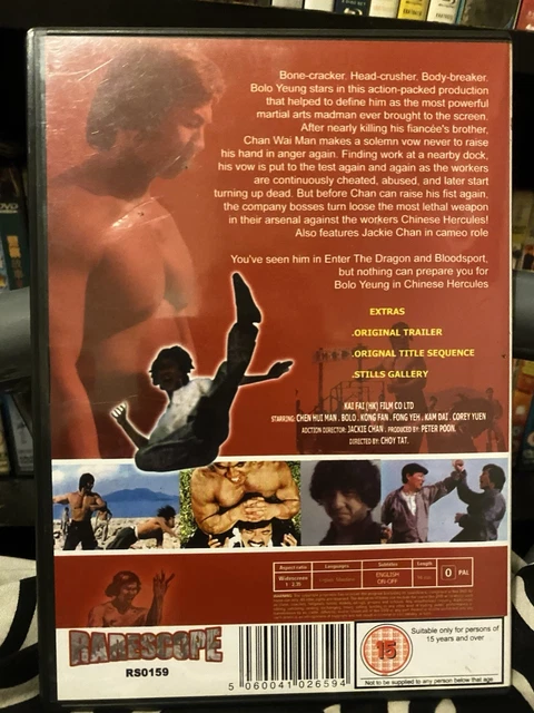 CHINESE HERCULES RARE Bolo Yeung Action By Jackie Chan £20.00 - PicClick UK