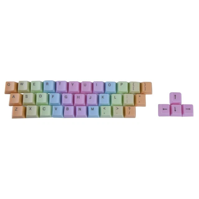 PBT KEYCAPS MECHANICAL Keyboard Decor Colorful Replacement Keycap - 37 ...