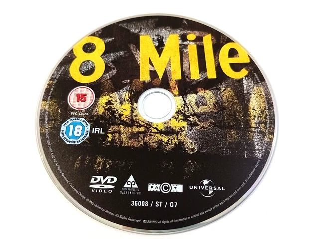 8 MILE DVD Eminem Kim Basinger Brittany Murphy DVD Disc Only £2.00 ...