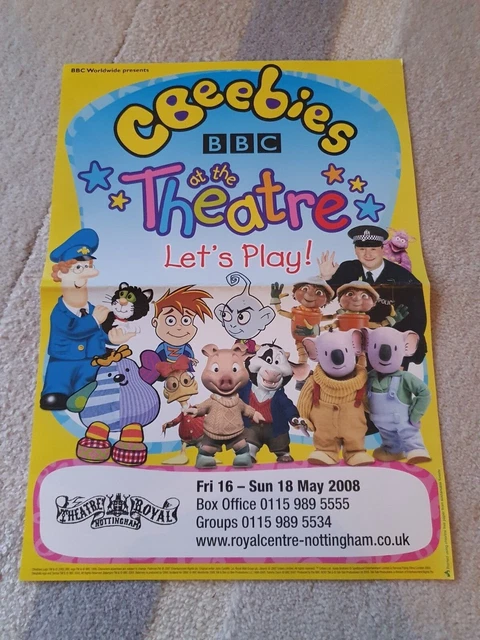 A3 THEATRE POSTER: CBeebies at the Theatre, 2008 £2.22 - PicClick UK