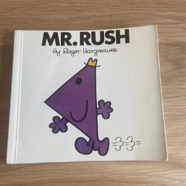 VINTAGE MR MEN Book Mr Rush by Roger Hargreaves 1991 £0.99 - PicClick UK VINTAGE MR MEN Book Mr Rush by Roger Hargreaves 1991 £0.99 - PicClick UK