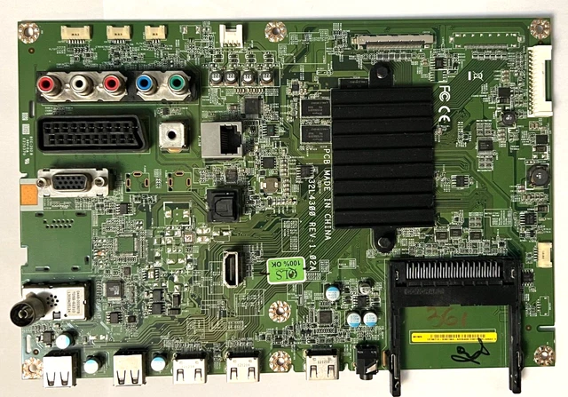TOSHIBA MAIN BOARD 32L4300 REV: 1.02A FREE P&P QUICK DISPATCH £49.95 ...