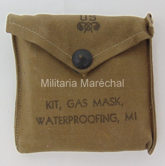 US WW2 - Kit gas mask waterproofing M1 ( authentique ) EUR 25,00 ...