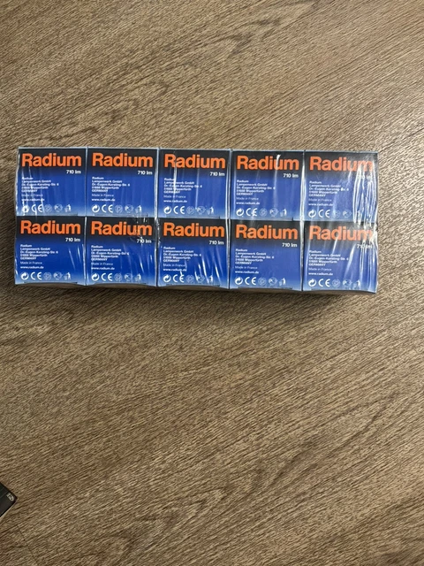 10X RADIUM 60W/ F 230v • E 27, 710 Lume, Lampe, Leuchte glühbirne EUR ...