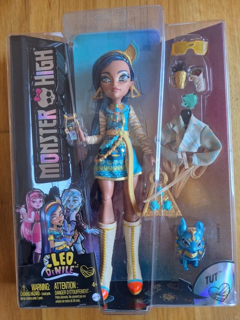 MONSTER HIGH - Cleo De Nile Doll With Tut (pet) NEW $49.95 - PicClick AU