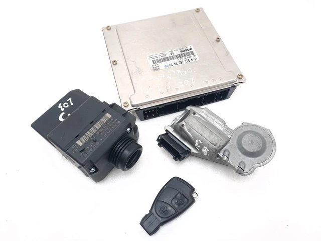 ORIGINAL MERCEDES BENZ W203 Engine ECU Kit 2.2 CDI A6111537479 £169.99 ...