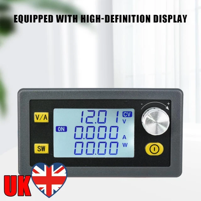6-36V DC BUCK Boost Converter LCD Display Power Step UP/Down Power ...