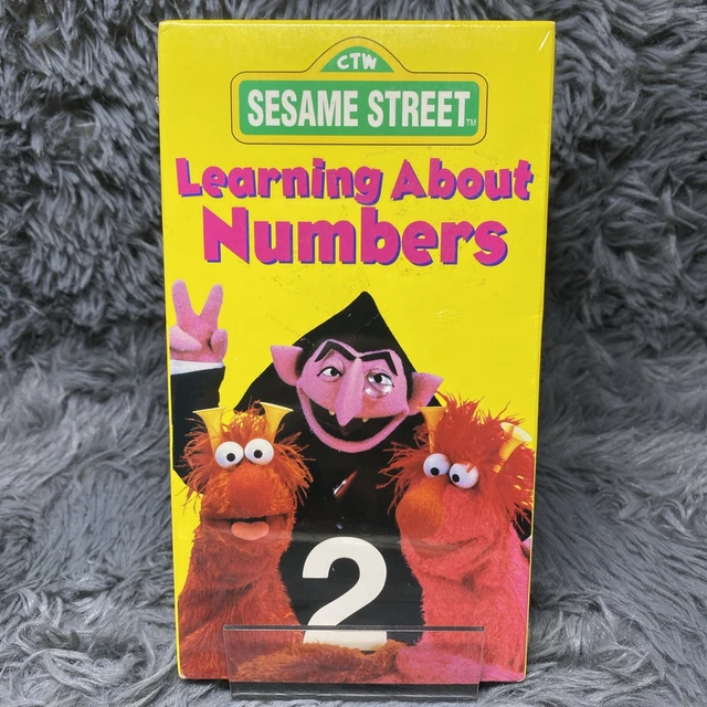 SESAME STREET LEARNING About Numbers VHS 1986 Educational Sealed With ...