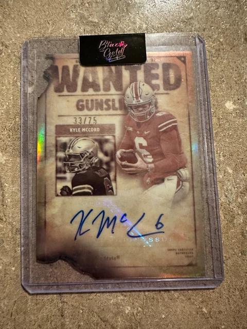 2023 BOWMAN U Best Kyle McCord Wanted Gunslinger autographe /75 EUR 0 ...