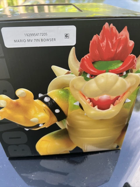 2023 BOWSER SUPER Mario Bros Movie Premium 7"" Jakks sputafuoco NUOVO ...