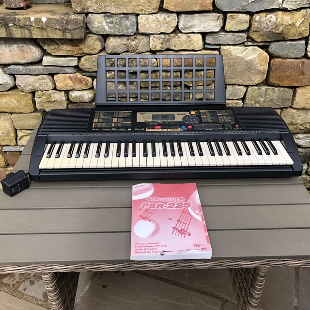 YAMAHA PSR-225 PORTATONE Electronic Keyboard Boxed With Instructions £ ...