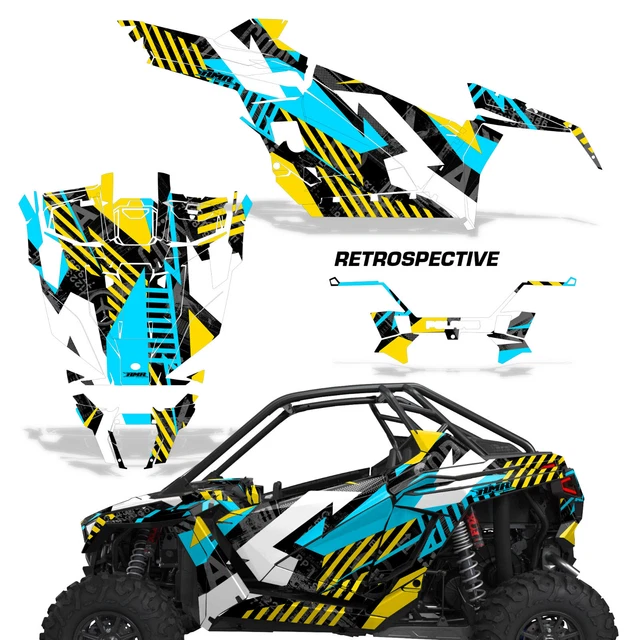 AMR GRAPHISME AUTOCOLLANTS Stickers pour Polaris Rzr Pro De XP 2DR Utv ...