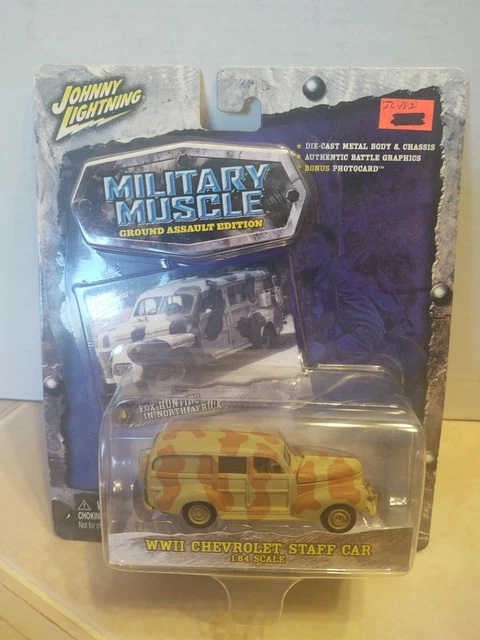 JOHNNY LIGHTNING MILITARY Muscle Ground Assault Ed WWII Chevy Staff Car ... JOHNNY LIGHTNING MILITARY Muscle Ground Assault Ed WWII Chevy Staff Car ...