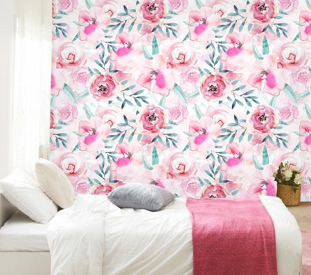 3d Rose Flower Leaves G620 Wallpaper Mural Self Adhesive Uta Naumann