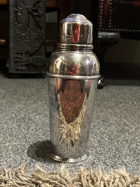 VINTAGE BRUFORDS SILVERSMITHS Exeter Art Deco Silver Plated Cocktail ...