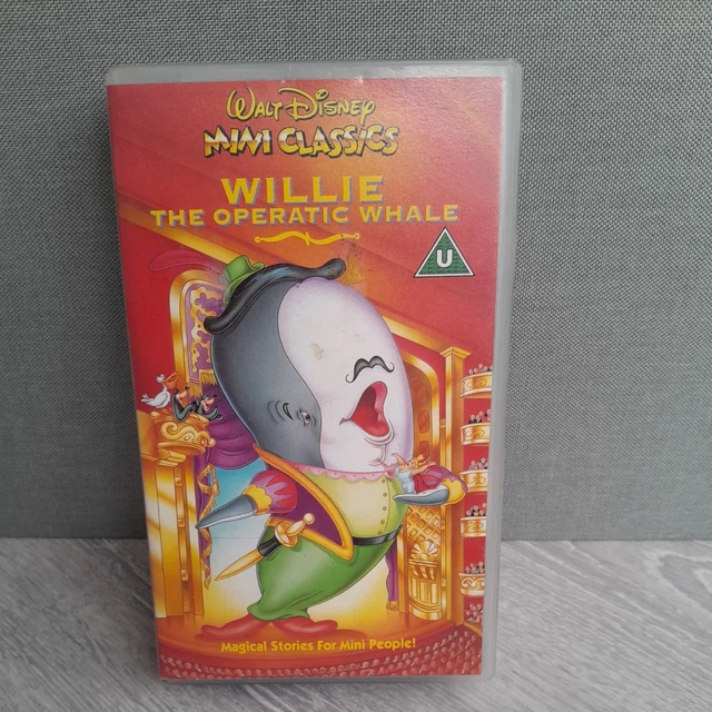 DISNEY MINI CLASSICS VHS Willie The Operatic Whale RARE £16.32 ...