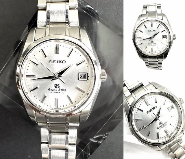 SEIKO GRAND {SEIKO} 9S55-0010 SBGR001 Date ST.Steel Automatic Mens ...