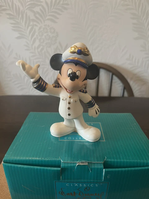 WDCC DISNEY CRUISE Line Exclusive Captain Mickey Set Sail For Fun Boxed ...