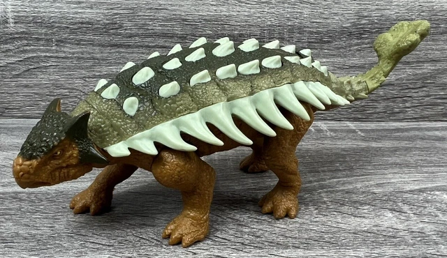 JURASSIC WORLD ANKYLOSAURUS Dino Rivals ROARIVORES Mattel EUR 20,95 ...
