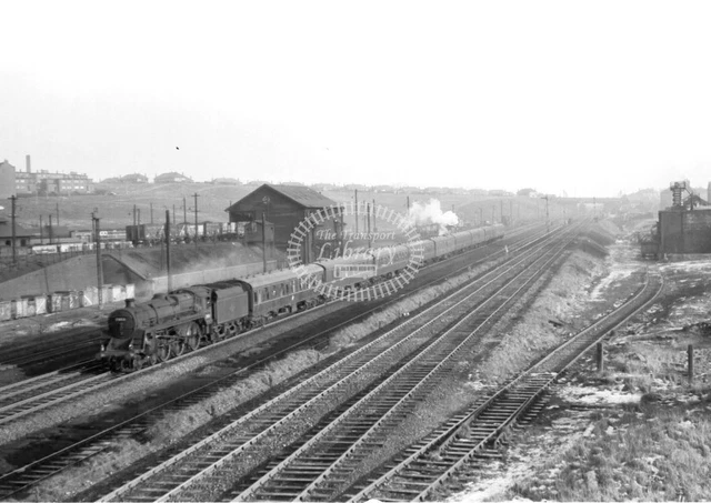 PHOTO BRITISH RAILWAYS Steam Locomotive 73153 at St.Rollox on 19th Jan ...
