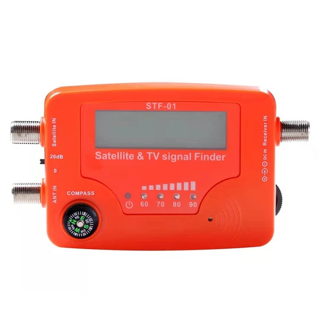 ABS MATERIAL COMPACT Satellite and TV Signal Locator with Alarm Feature ...