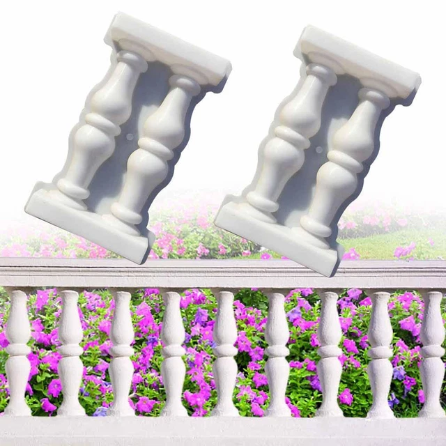 ROMAN COLUMN MOLD Balcony Garden Pool Fence Cement Concrete Railing Z4 ...