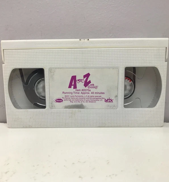 BARNEY & FRIENDS A to Z VHS Video Tape Only PBS Kids BUY 2 GET 1 FREE! Rare! £8.00 - PicClick UK