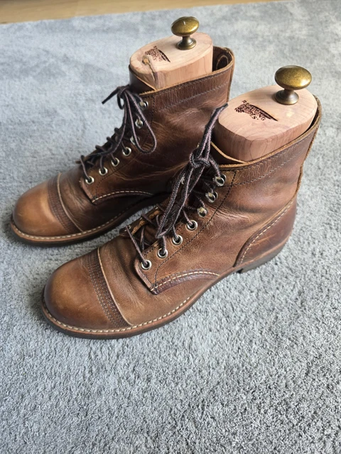 RED WING IRON Ranger 8085 Copper Rough And Tough Boots UK 6.5 £135.90 ...